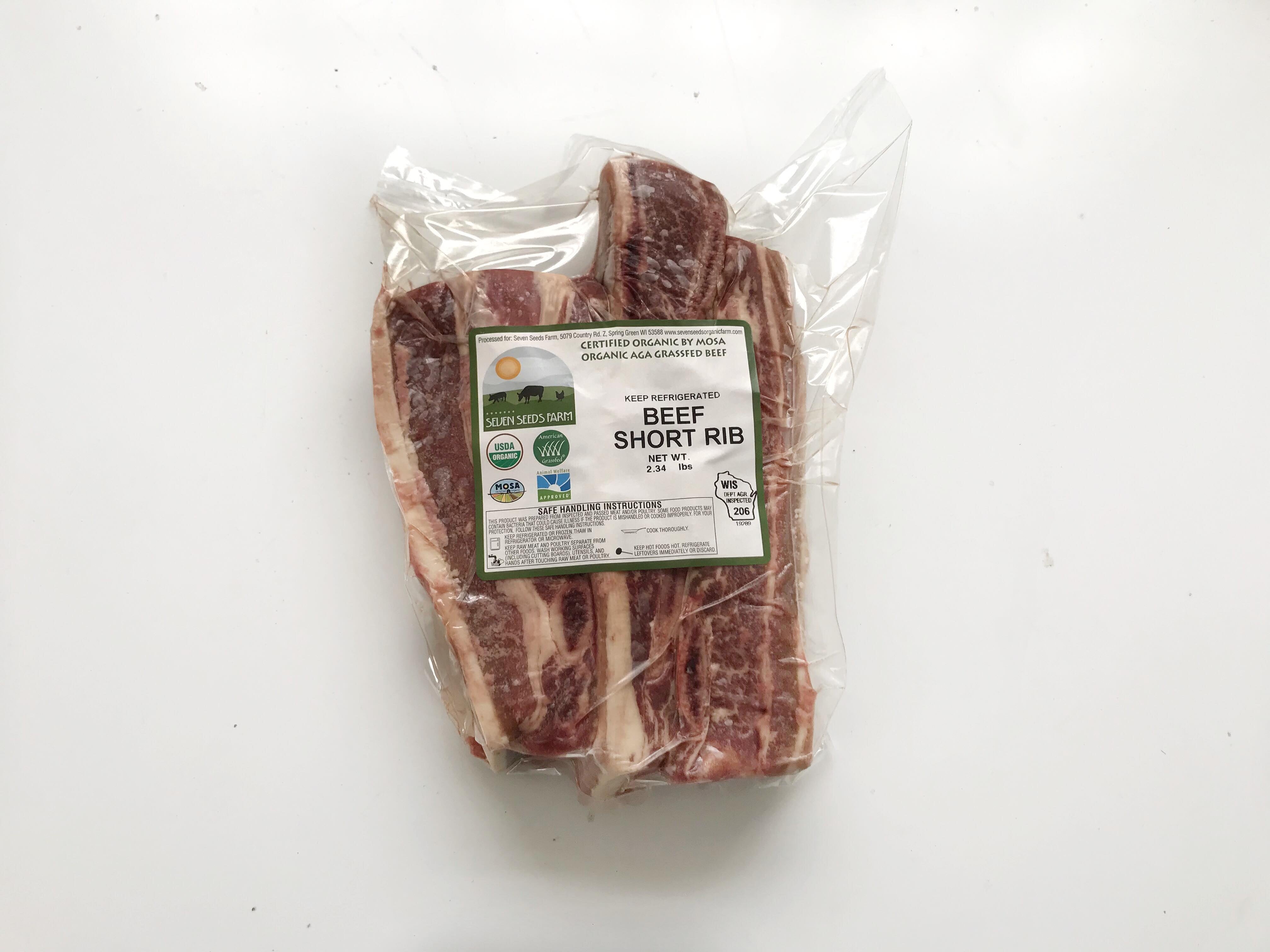 Beef Short Ribs | Seven Seeds Farm